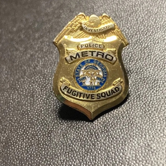 Accessories | Vintage Metro Police State Of Ga Investigator Fugitive ...